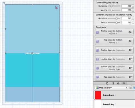 Ios Autolayout Make Height Of View Relative To Half Superview