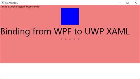 Wpf How Can We Show Uwp User Control On Vertical Top Edge Of The