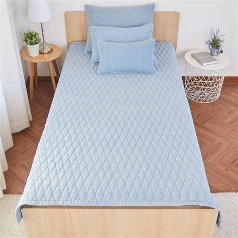다이아 피그먼트 블루 싱글 스프레드 겸 이불 150 200 모던하우스