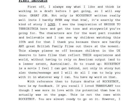 Script Coverage Template How To Write A Script Report And Why It S Good