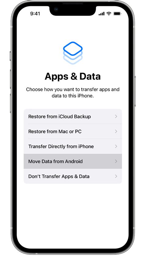 How To Get Move To Ios Code During Or After Setup