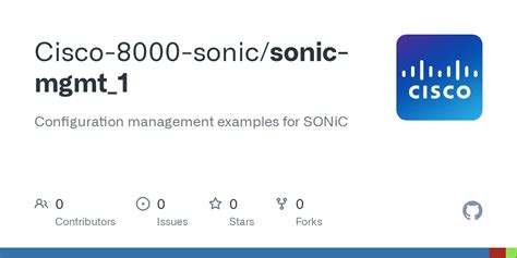 Github Cisco 8000 Sonicsonic Mgmt1 Configuration Management