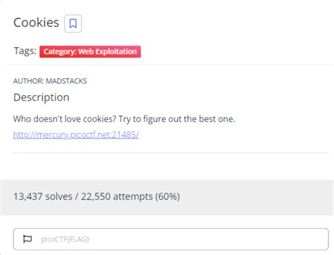 Picoctf Cookies Writeupwalkthrough My Journey Through Cyber Security