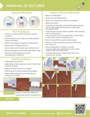 Suture Removal Step By Step Guide For Proper Healing And Care Course Hero