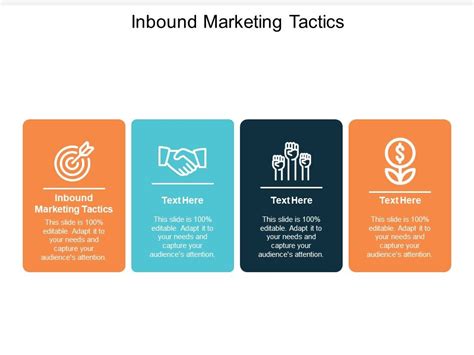 Inbound Marketing Tactics Ppt Powerpoint Presentation Layouts Infographic Template Cpb