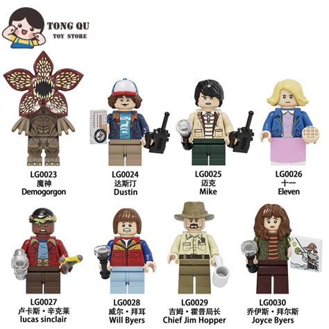 Tv Series Minifigures Stranger Things Building Block ตุ ๊ กตาคอลเลกชันรุ ่ นของขวัญวันเกิดของเล