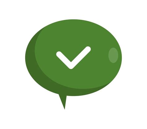 premium vector bubble check