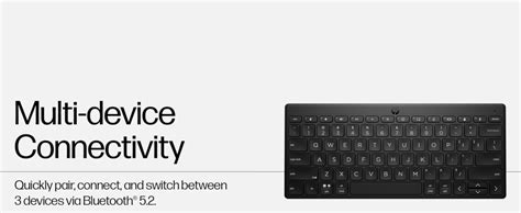 Amazon Com HP Compact Multi Device Bluetooth Keyboard Windows Mac Chrome OS Android