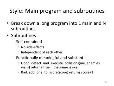 Ppt Connectors Style Main Program And Subroutines Powerpoint