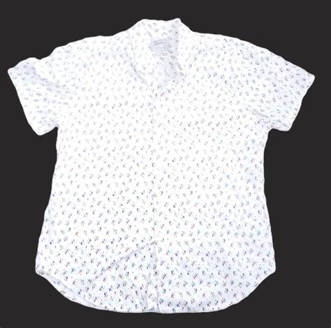 Naked Famous Men S Geometric Pattern Short Sleeve B Gem