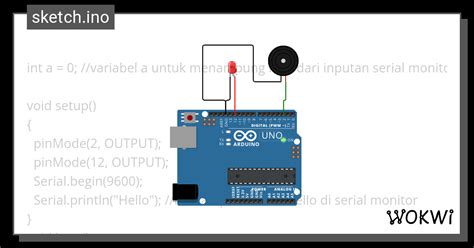 Control Led Dasar Wokwi Esp32 Stm32 Arduino Simulator