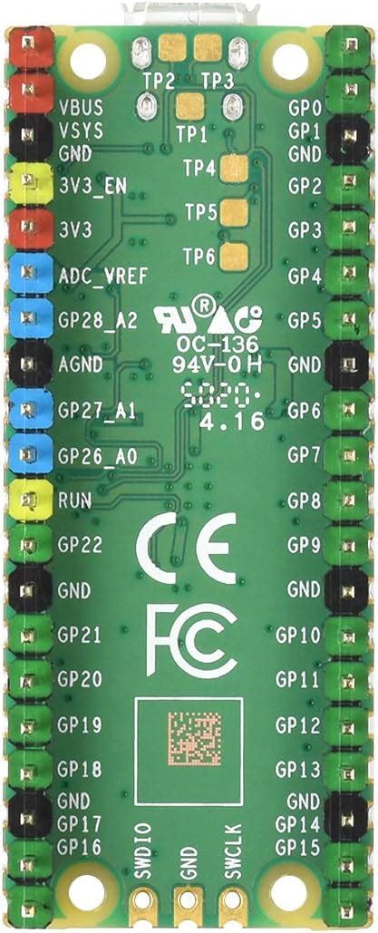 Waveshare Raspberry Pi Pico A Low Cost High Performance Microcontroller Board With Flexible
