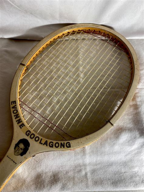 Vintage Dunlop Evonne Goolagong Signature Wood Tennis Racket