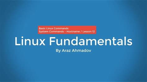 Linux Fundamentals Part I 2 Basic Linux Commands Linux System