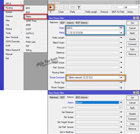 Lab 6 Mikrotik Routing Routing Filter ~ Open Networking