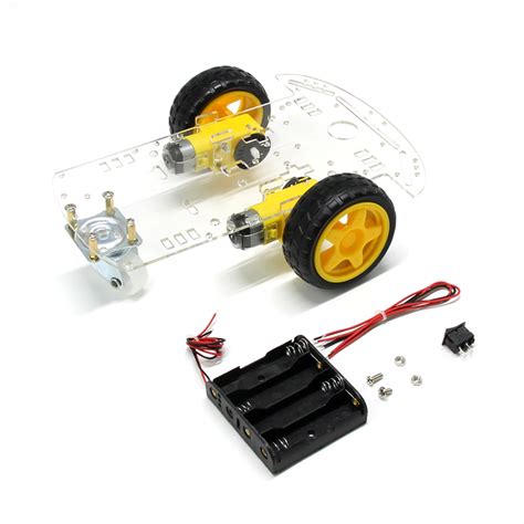 ชุดรถหุ่นยนต์หลบหลีกสิ่งกีดขวางและเดินตามเส้น smart car kit 2wd robot