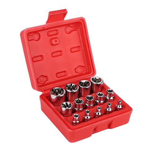 E Type Torx Star Female Sockets Bit Set 14 In 1 E4 E24 Torx Socket 14pc Wish