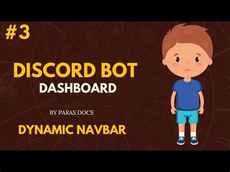 3 DYNAMIC NAVBAR DISCORD DASHBOARD YouTube