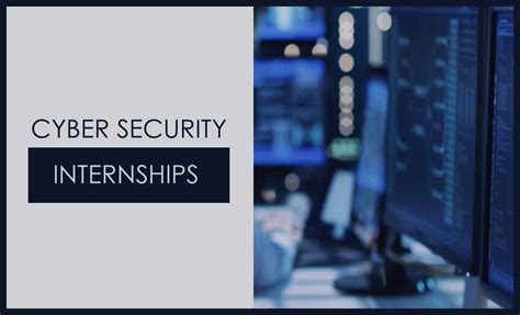 How To Get A Cyber Security Internship Dicc