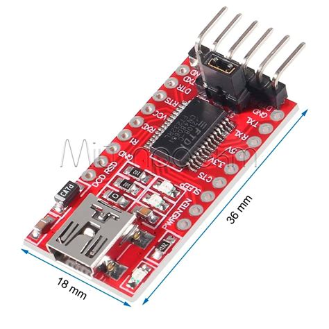Ft232rl Usb Uart конвертер 3 3 5v 3mbps ⚡ Plugandplay