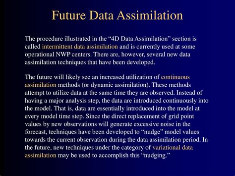 Ppt Objective Analysis And Data Assimilation Powerpoint Presentation