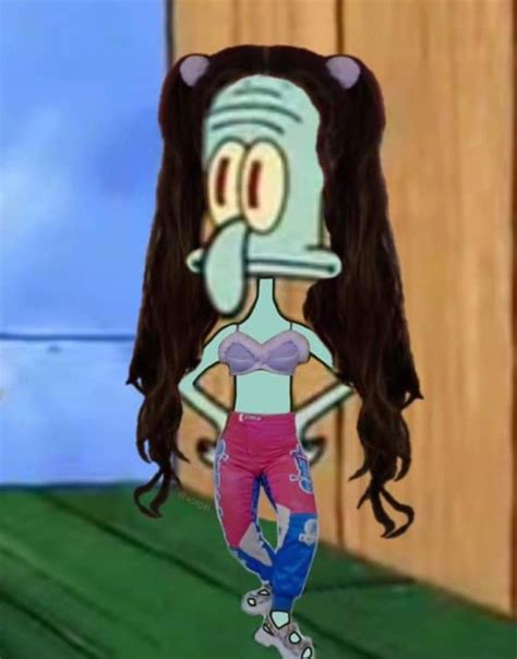 Calamardo Rosalía Calamardo Bob Esponja Imágenes Graciosas