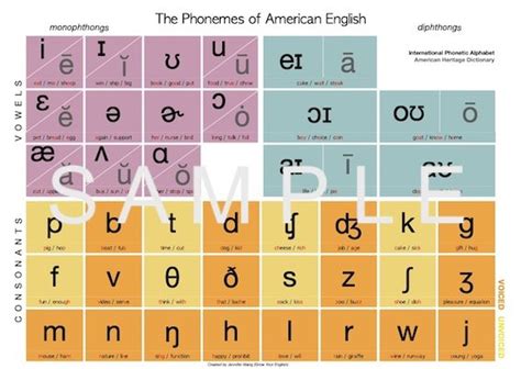 Phonemic Chart American English Ipaahd — Grow Your English With Jennifer