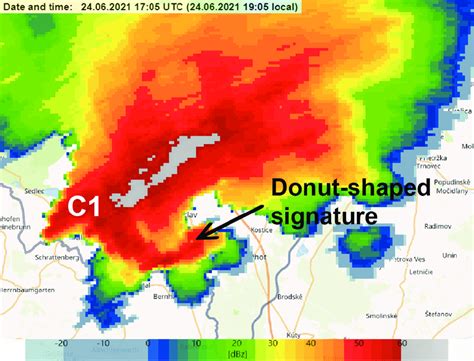 Potential Tornado Like Vortex On The 2 Km Cappi Radar Reflectivity Download Scientific Diagram