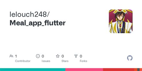 github lelouch248 meal app flutter
