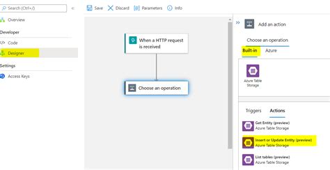 Insert Entities Into Local Storage Table Using Azure Logic Apps Microsoft Qanda