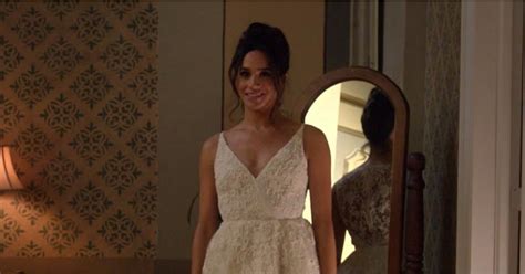 Meghan Markle Wedding Dress On Suits Popsugar Fashion