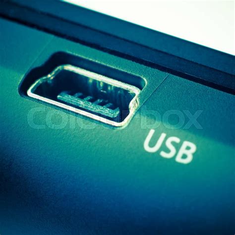 Usb Port Stock Image Colourbox