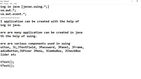 swing introduction part 1 working with jtextfield youtube