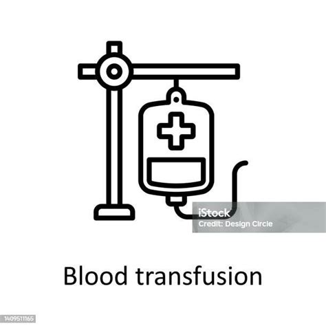 수혈 벡터 개요 아이콘 디자인 그림 흰색 배경 Eps 10 파일에 의료 기호 가방에 대한 스톡 벡터 아트 및 기타 이미지 가방 건강관리와 의술 과학 Istock