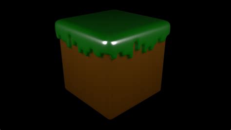 Grass Block 3d Model Turbosquid 1580038