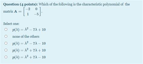 Solved Question 4 Points Let L 12 R Be A Linear Chegg Com