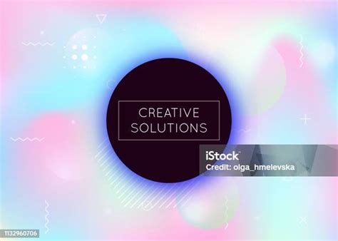 액체 동적 요소와 유체 모양 배경입니다 홀로 그래픽 바우하우스 그라데이션 색 0명에 대한 스톡 벡터 아트 및 기타 이미지 0명 그라데이션 모던 양식 Istock