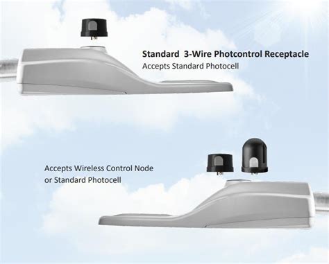 360 Degree Rotatable Photocontrol Dimming Receptacle For Led