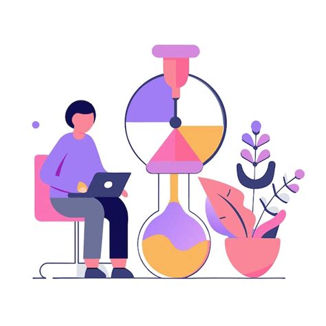 Pomodoro Technique Increase Work Productivity Set Premium Ai