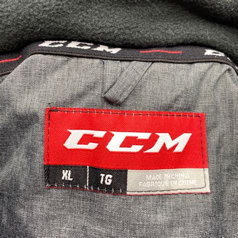 New Ccm Team Winter Jacket Dark Gray Heather Sr Xl Sidelineswap