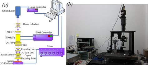 Polarization Laser Direct Writing System A Schematic B Entity Download Scientific Diagram