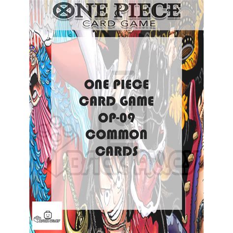 One Piece Tcg Op09 Common Cards C Shopee Philippines