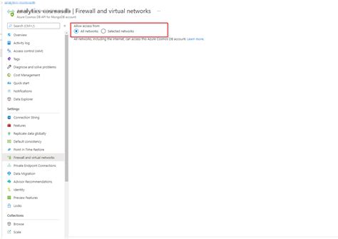 Unable To Connect To Cosmos Mongo Api With Mongo Compass Microsoft Qanda