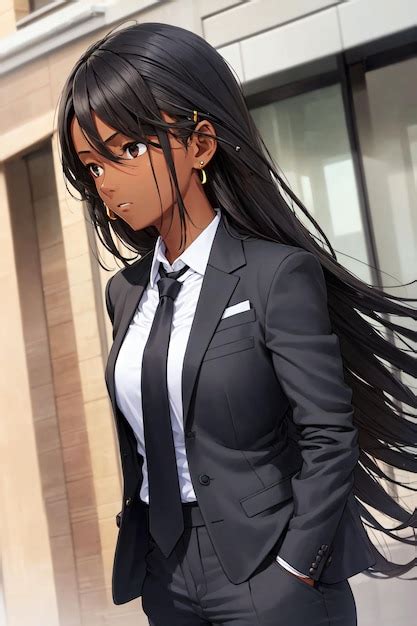 Anime Girl With Long Black Hair