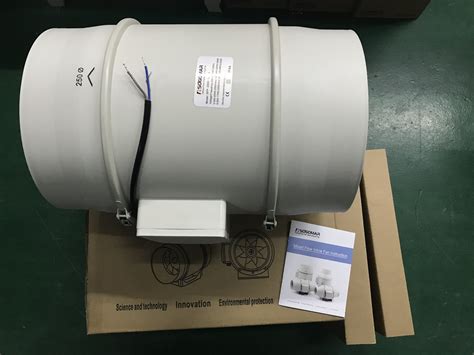 Low Noise Extractor Fan Duct Fan 250mm China Tube Fan And Exhaust Fan