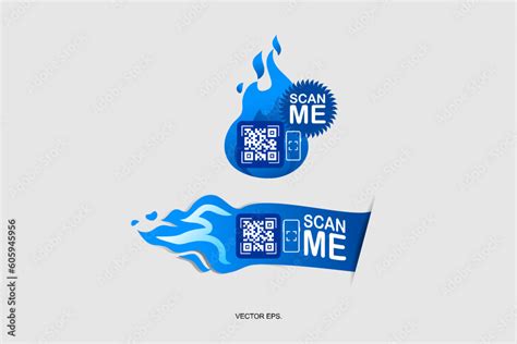 Scan Me Icon Qr Code Scan For Smartphone Qr Code Frame Vector Set
