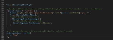 Experience Editor Issues With Vuejs Sitecore Tweaks