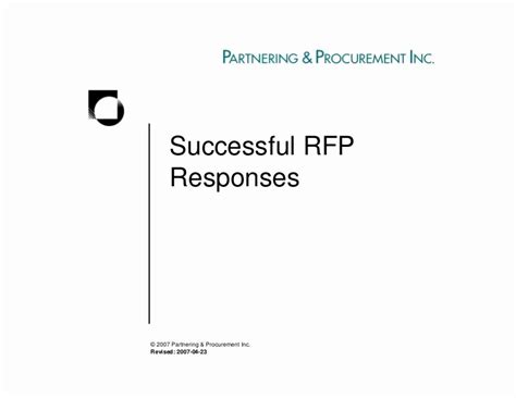 Rfp Proposal Example