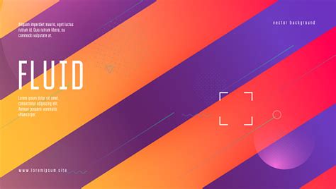 그라데이션 배너 크리에이티브 일러스트레이션 유체 패턴 3d 디지털 형상 평면 방문 페이지입니다 보라색 트렌디 한 레이아웃 추상 포스터 밝은 프레임 라일락 그라데이션 배너 0