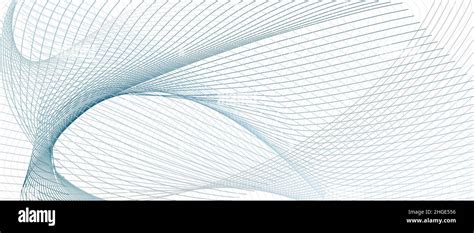 Blue Gray Futuristic Line Art Design Wireless Technology Concept Abstract Industrial Grid